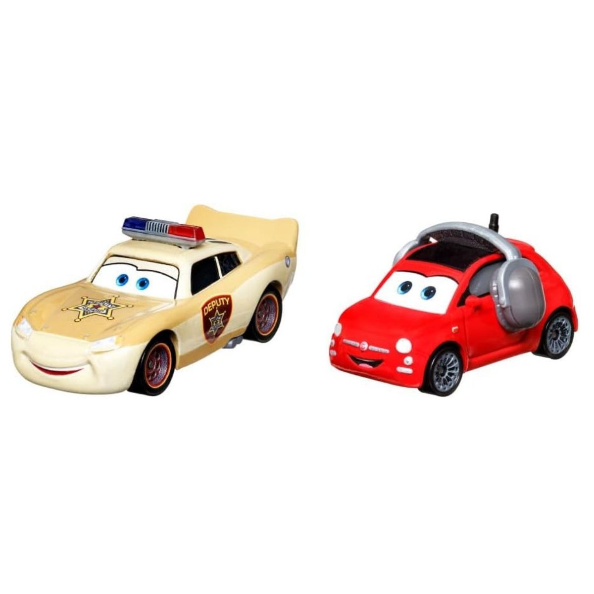 Disney Pixar Cars Scale 1:55 2 Pack Die-Cast Car Vehicle, Lightning Mc ...